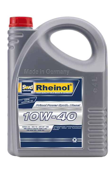 Primol Power Synth Cs Diesel 10w 40 Swd Rheinol