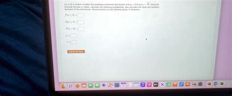 Solved Let X Be A Random Variable That Possesses A Binomial