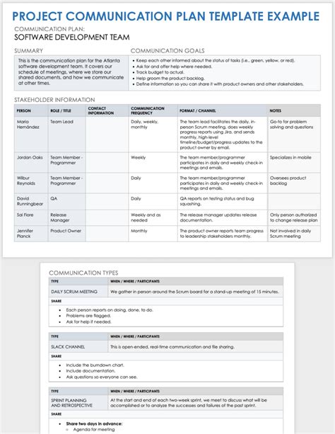Free Pdf Project Management Templates Smartsheet
