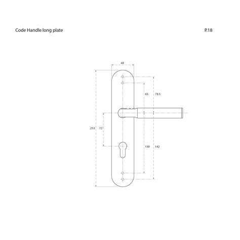Code Handle Longplate Assa Abloy