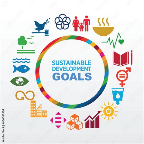 Sustainable Development Goals Sdgs Stock Vector Adobe Stock