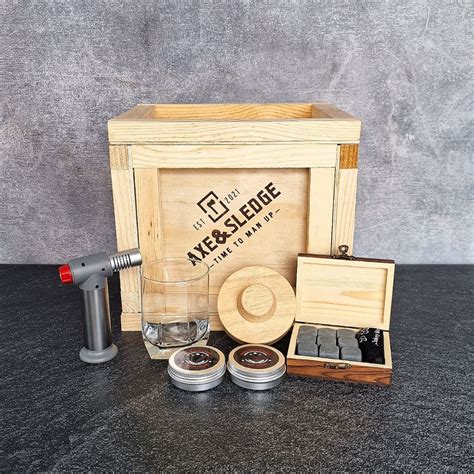 Whiskey Smoker Crate Axe And Sledge Time To Man Up