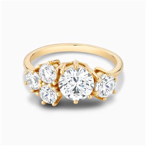Large Diamond Cluster Engagement Ring Artofit