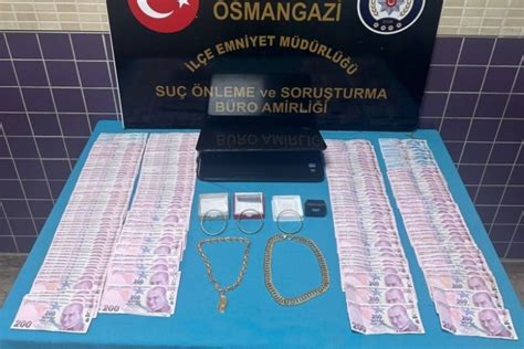 Bursa da 2 saatte toplam 900 bin TL lik hırsızlık yapan şüpheliler