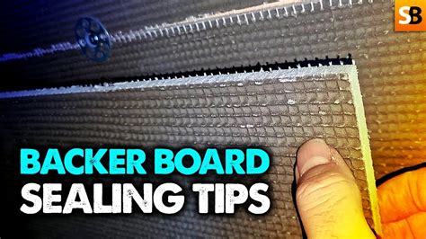 Sealing Tile Backer Board Joints ~ Rogers Tips Youtube