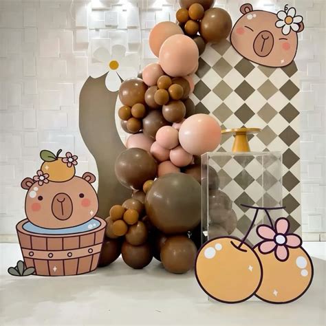 ideas de Fiesta de capibara en decoración de unas decoracion fiesta cumpleaños