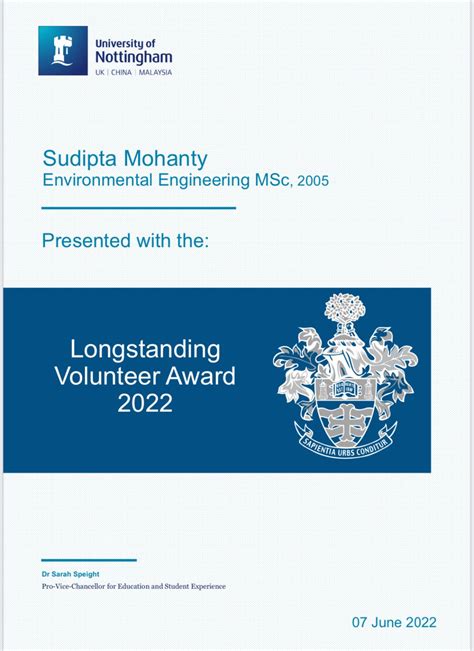Sudipta Mohanty On Linkedin It Is A Great Honor For Me To Receive This