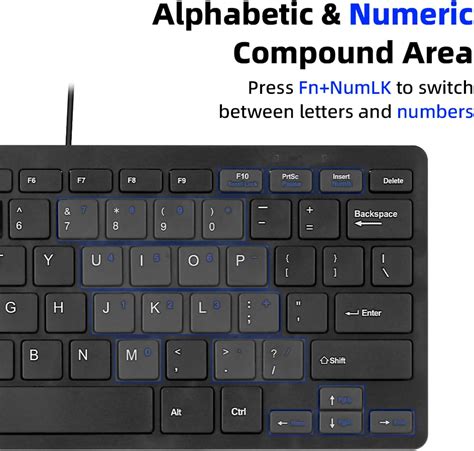 CUQI Mini Keyboard Small Wired Keyboard 78 Silent Scissor Keys USB Interface Compact Keyboard