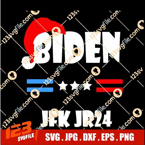 Joe Biden Svg Jfk Jr Svg Santa Hat Svg Xmas Svg Svgfile