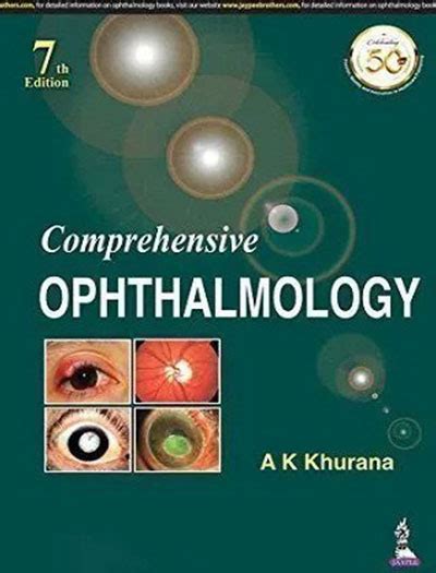 Comprehensive Ophthalmology 7th Edition By A K Khurana Book Bazar Online
