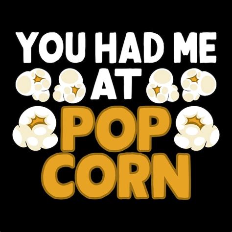 Premium Vector Funny Popcorn Cinema Snack Retro Vintage Popcorn