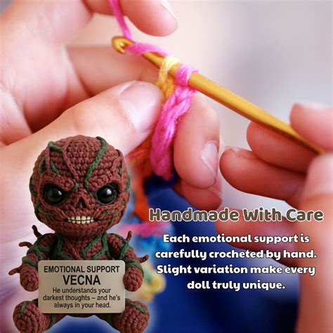 Vecna Crochet Doll Stranger Things Horror Amigurumi Plush Handmade