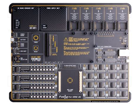 fusion for arm v8 stm32f407zg mikroe dev kit arm st stm32f407zg
