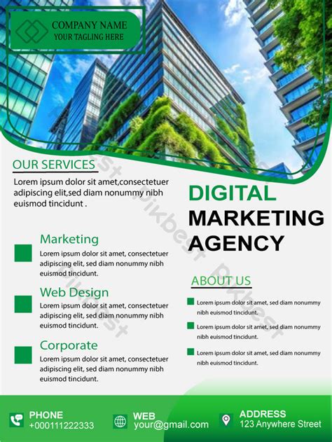 Digital Marketing Agency Ad Banner And Corporate Social Media Post