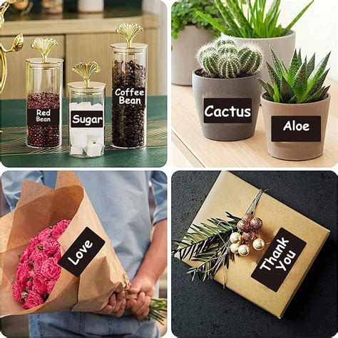 200 Etiquetas De Giz À Prova Dágua Etiquetas De Despensa Reutilizáveis Rolo Carrefour