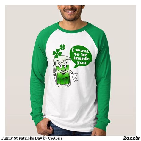 Funny St Patricks Day T Shirt Zazzle Funny Christmas Shirts Christmas Shirts Santa Shirts