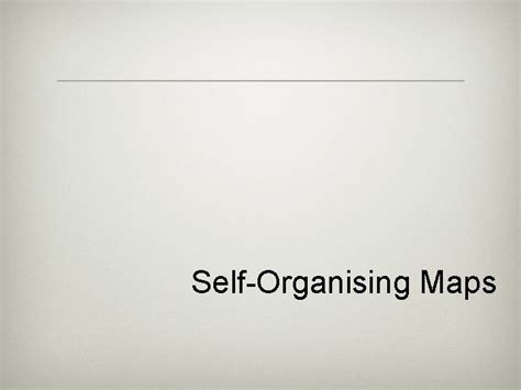Clustering Kmeans Hierarchical Clustering Selforganizing Maps Outline
