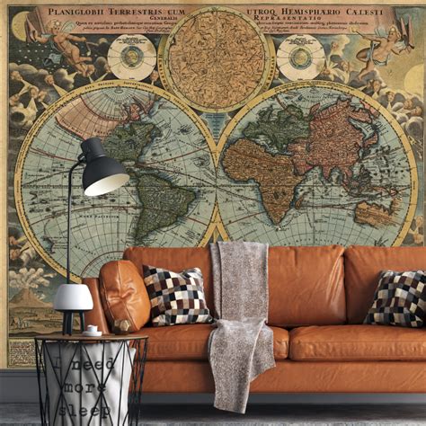 Antique Map Wallpaper
