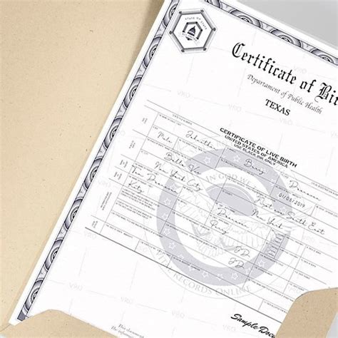 Order Texas Tx Birth Certificates With Confidence