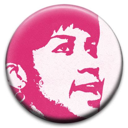 Aretha Franklin Pink Badge