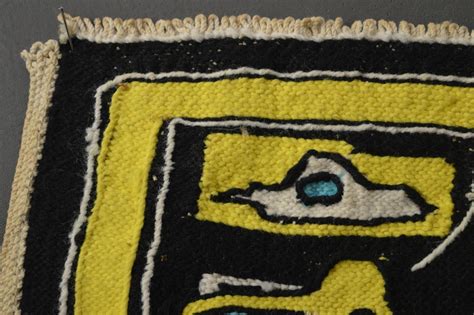 Northwest Coast Indian Miniature Chilkat Blanket