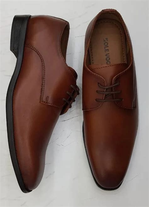 Plain Men Brown Leather Formal Shoes At Rs 2250pair In Tarn Taran Id