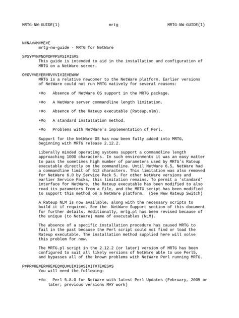 Mrtg Nw Guide Pdf Command Line Interface Networking