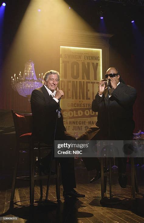 Tony Bennett Stevie Wonder News Photo Getty Images