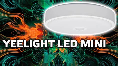 Yeelight LED mini - люстра с датчиком движения и освещения - YouTube