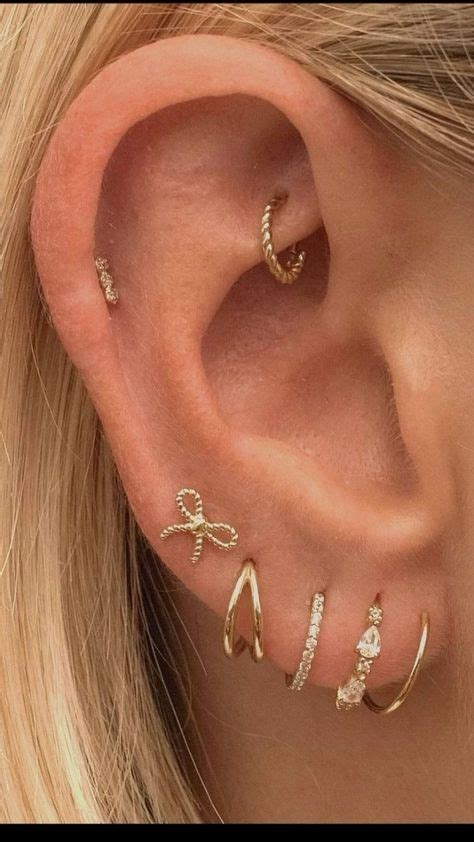 Pin By Amelia On Fashoinbeauty Jewelry Tattoo Earings Piercings