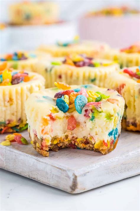 Fruity Pebbles Mini Cheesecake Recipe Frugal Mom Eh