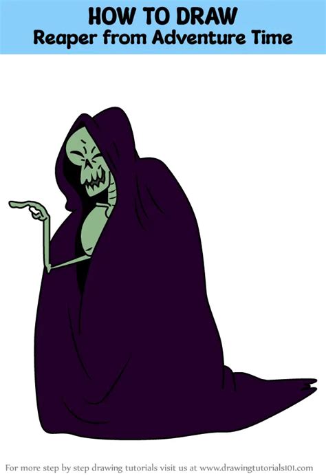 How To Draw Reaper From Adventure Time Adventure Time Step By Step