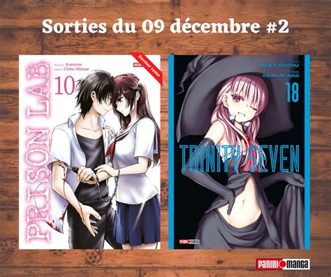 Panini Manga France on Twitter Et voici les sorties confirmées du décembre avec notamment la
