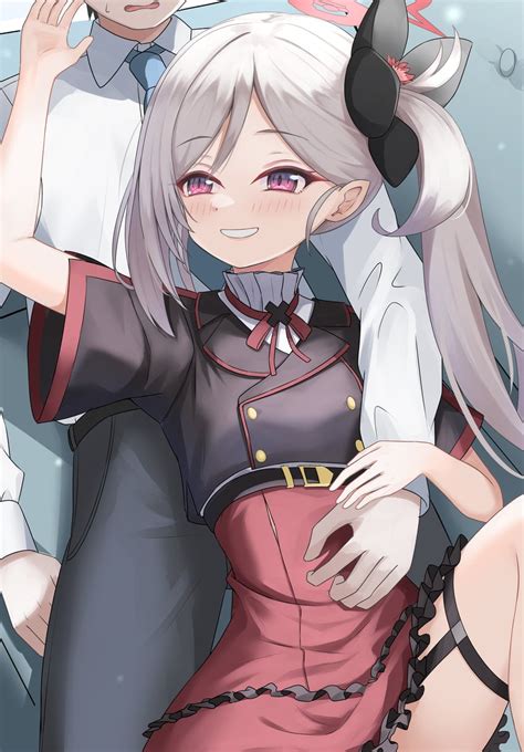 Sensei And Mutsuki Blue Archive Drawn By Cpkprd Danbooru