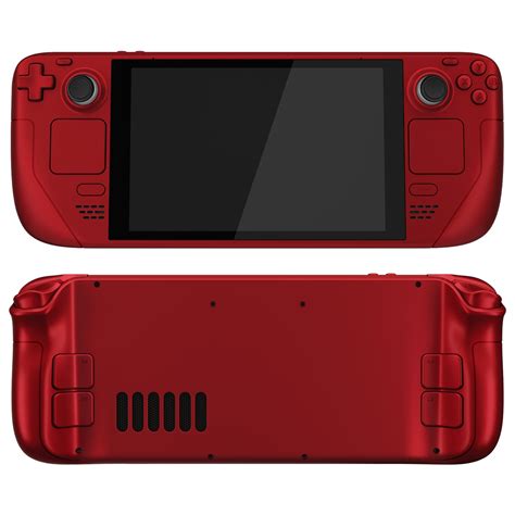 Extremerate Scarlet Red Custom Faceplate Back Plate Shell For Steam