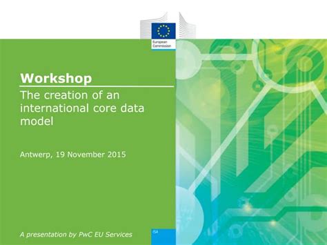 The Creation Of An International Core Data Model Ppt