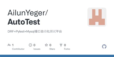 Github Ailunyeger Autotest Drf Pytest Mysql