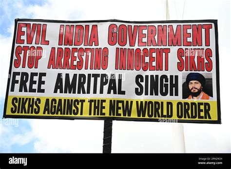 Protest The Evil India Government Stop Arresting Innocent Sikhs London