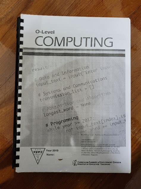 O Level Computing Textbook Hobbies And Toys Books And Magazines Textbooks On Carousell