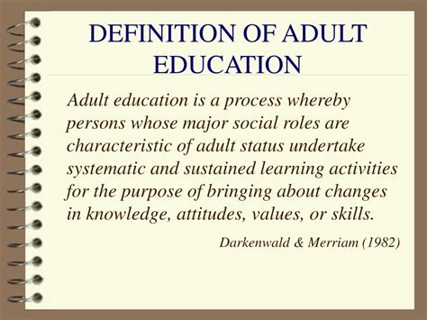 Ppt Adult Education Powerpoint Presentation Id170220