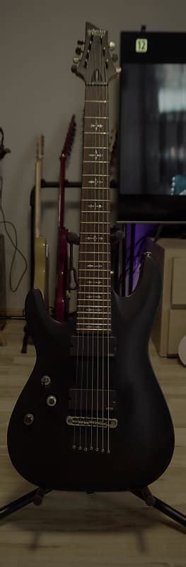 Schecter Demon 7 Left Handed Baritone Reverb