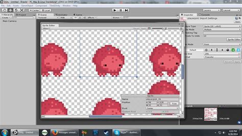 sprite sheet animation frames grabbing parts of other frames from the