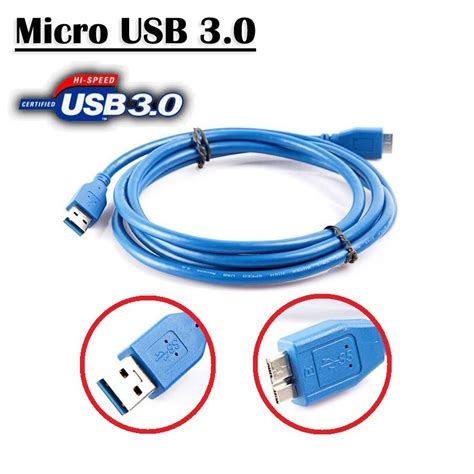 Used Premium Micro Usb Superspeed Cable M M Cord For External Usb Hard Drive M Ubb Threads