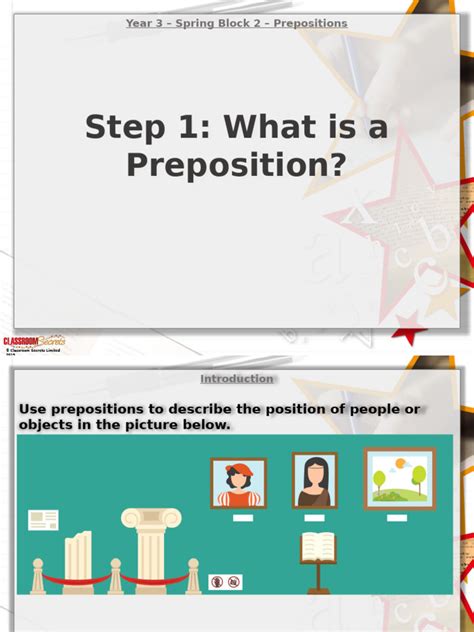 Gps Year 3 Spring Block 2 Step 1 Ppt What Is A Preposition224193915 Pdf Preposition And