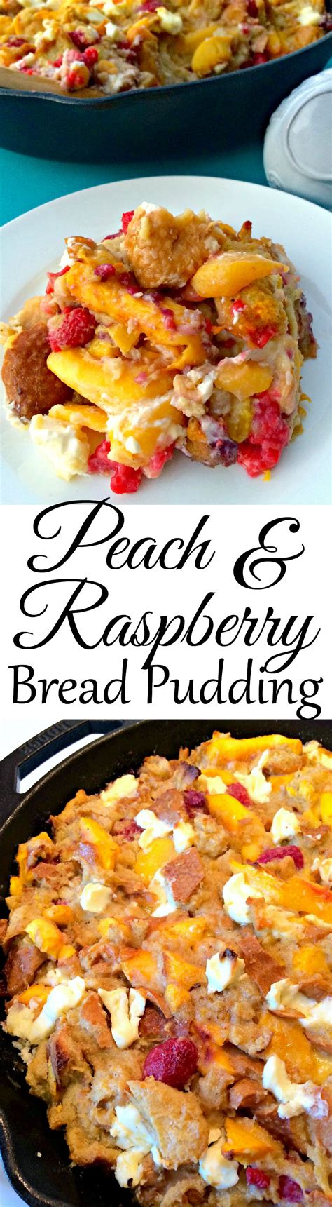 Peach And Raspberry Bread Pudding The Complete Savorist