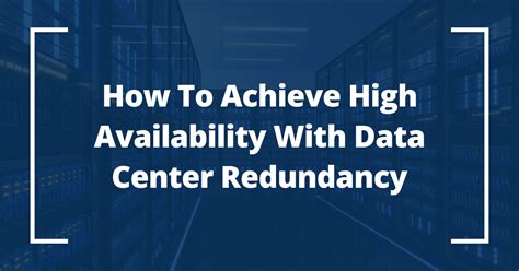 How Data Center Redundancy Produces High Availability Liquid Web