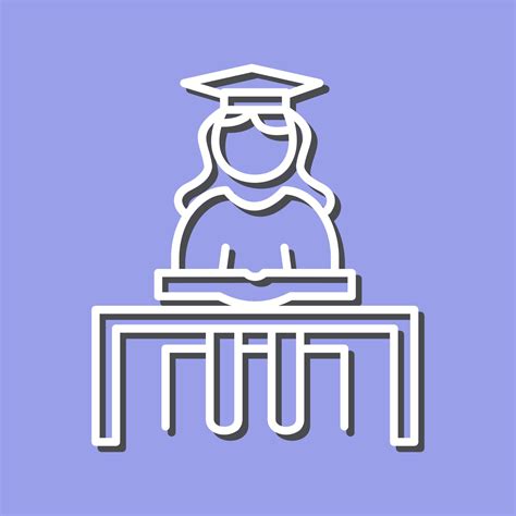 Unique Female Student Studying Vector Icon 20283190 Vector Art At Vecteezy