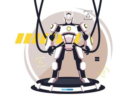 Robot Character Vector Art Icons And Graphics For Free Download