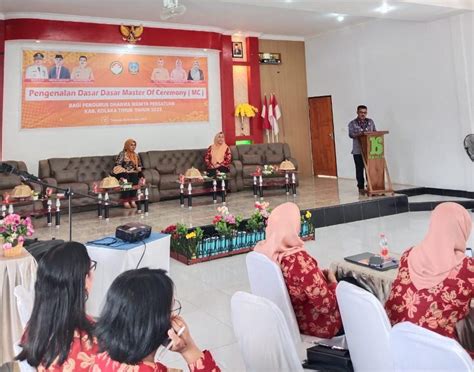 Pengurus Dwp Koltim Ikuti Pelatihan Pengenalan Dasar Dasar Master Of