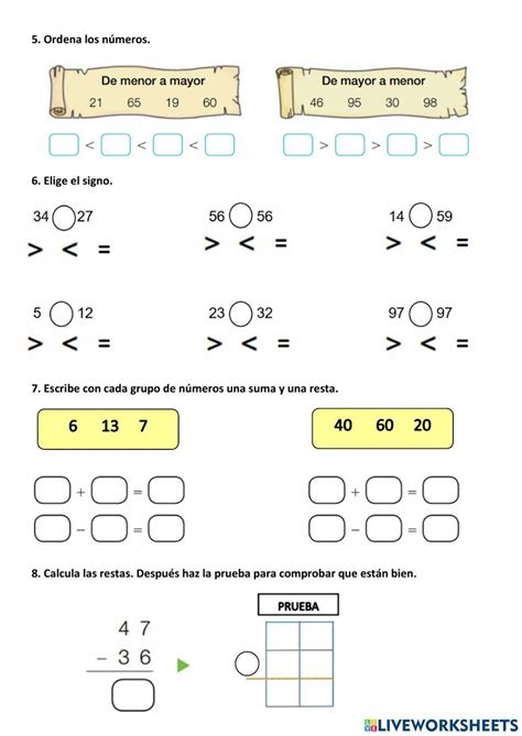 Repaso Tema 2 Interactive Exercise Live Worksheets